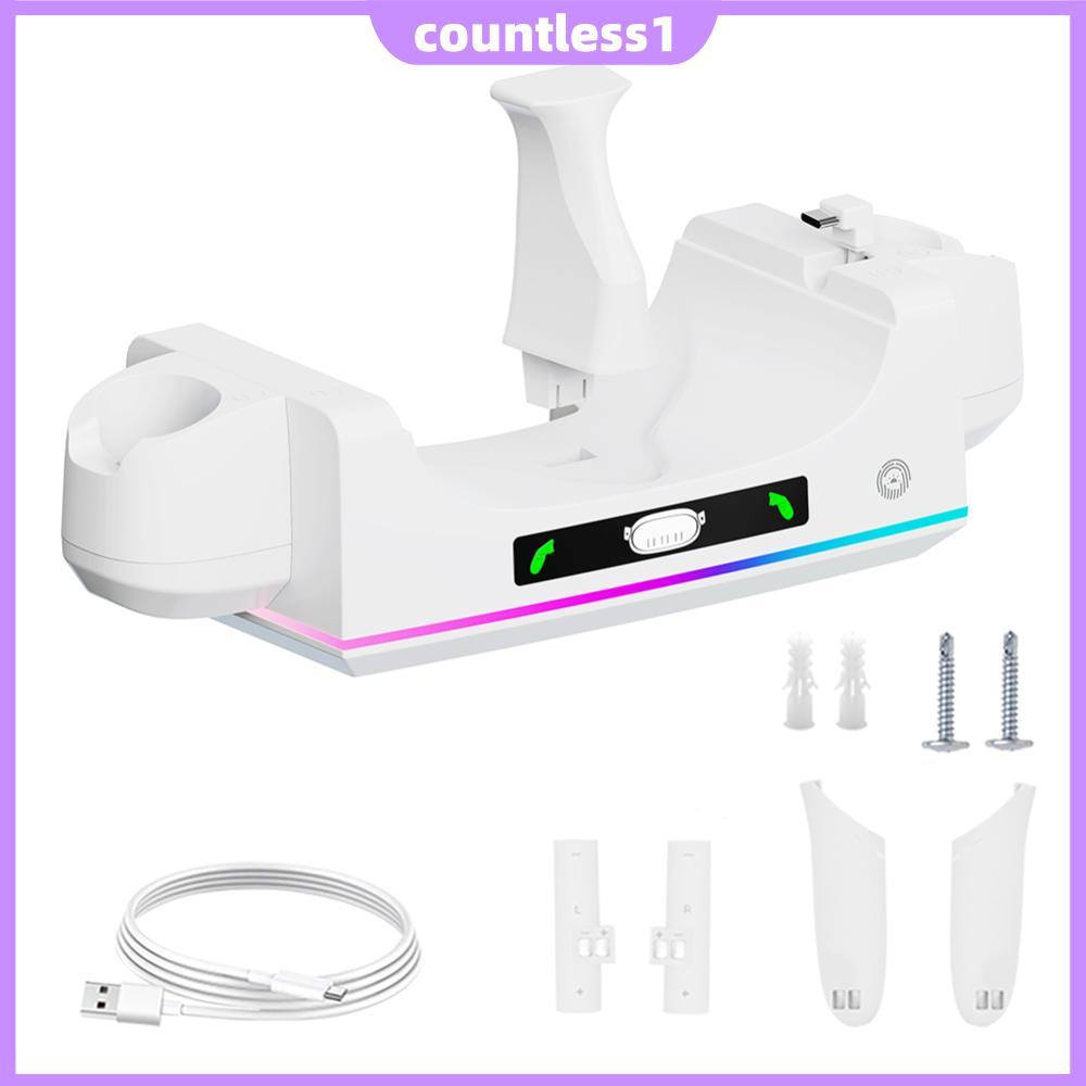 [New] Charging Dock VR Headset & Controllers Charging Stand with RGB ...