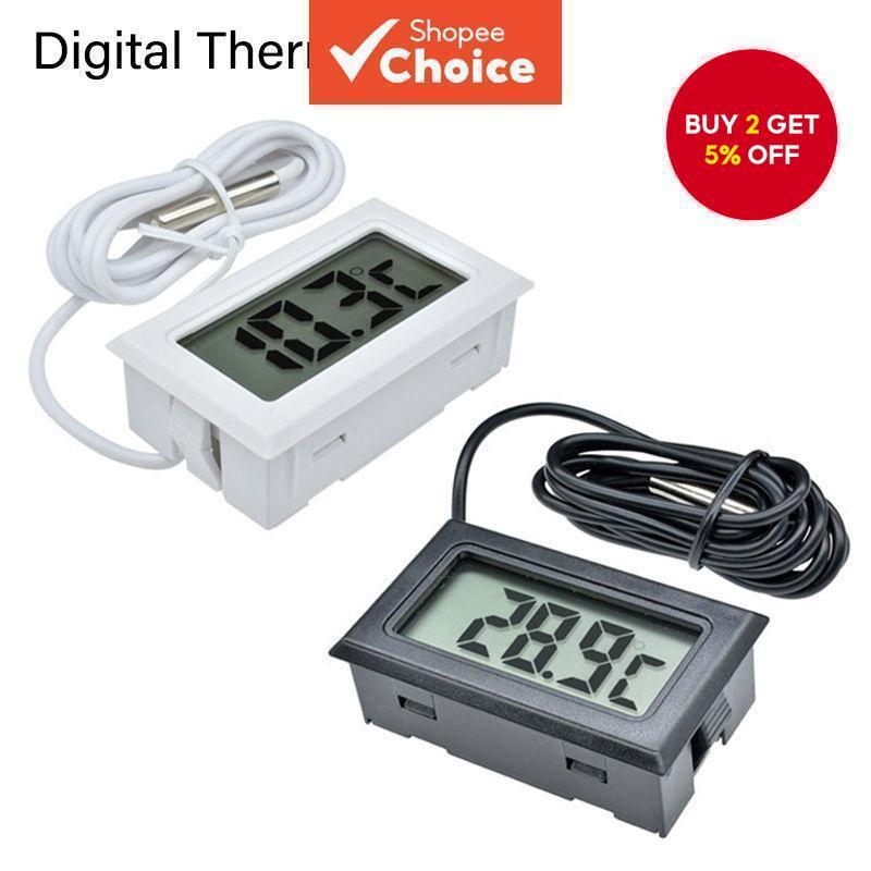 One Piece Mini LCD Digital Thermometer Temperature Sensor Fridge ...