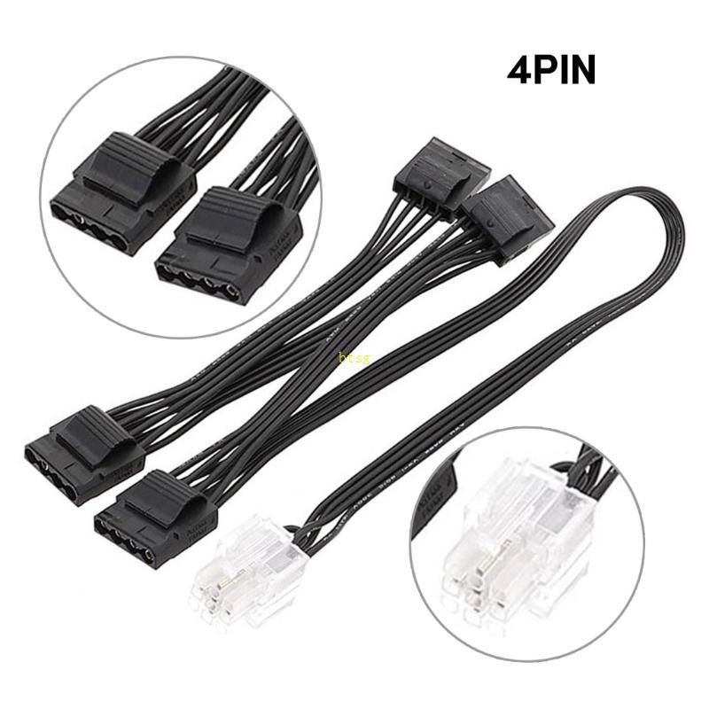 btsg 9PIN Modular 4PIN D Type X4 X3 For LEADEX Graphics Card Power ...