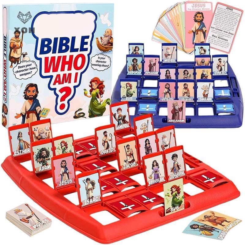 [XON] Bible Who I Am Board Games For Kids | 24 Holy Bible Characters ...