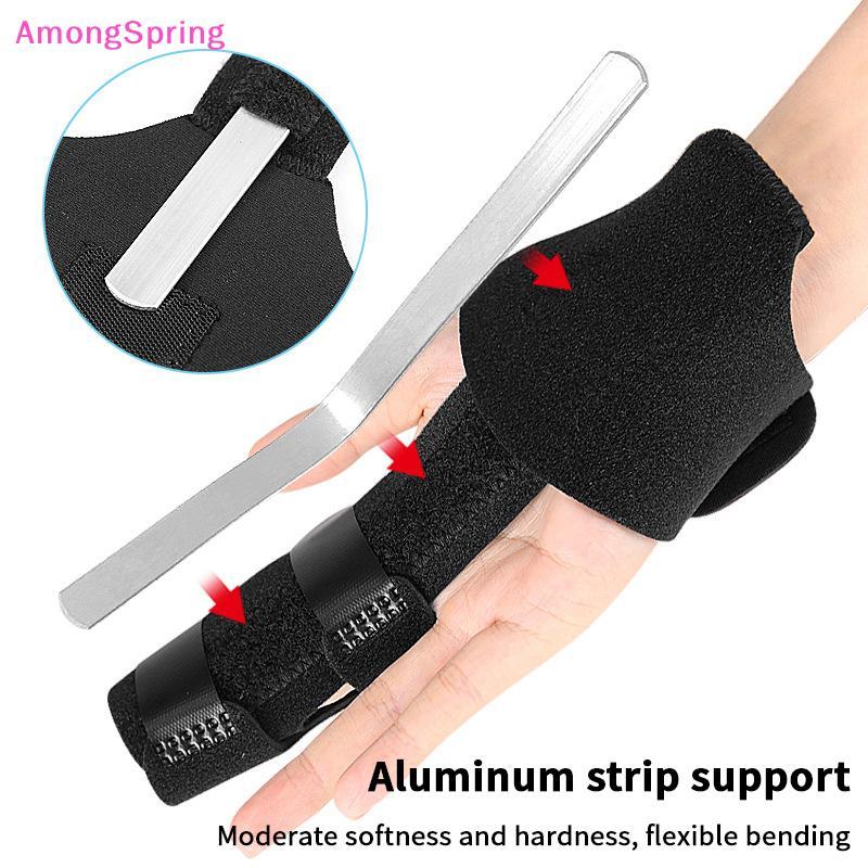 AmongSpring Adjustable Two Finger Brace Trigger Finger Splint ...