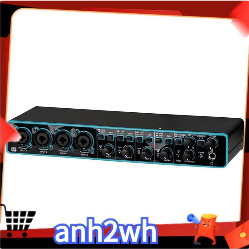 Audio Interface Sound Card Professional Usb Interface Studio Recording ...