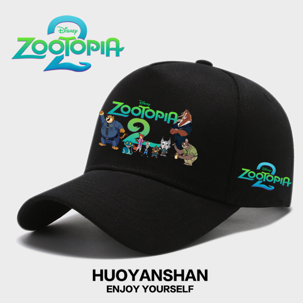 Zootopia 2 Baseball Hats with Adjustable Outdoor Sunshade Hats for ...