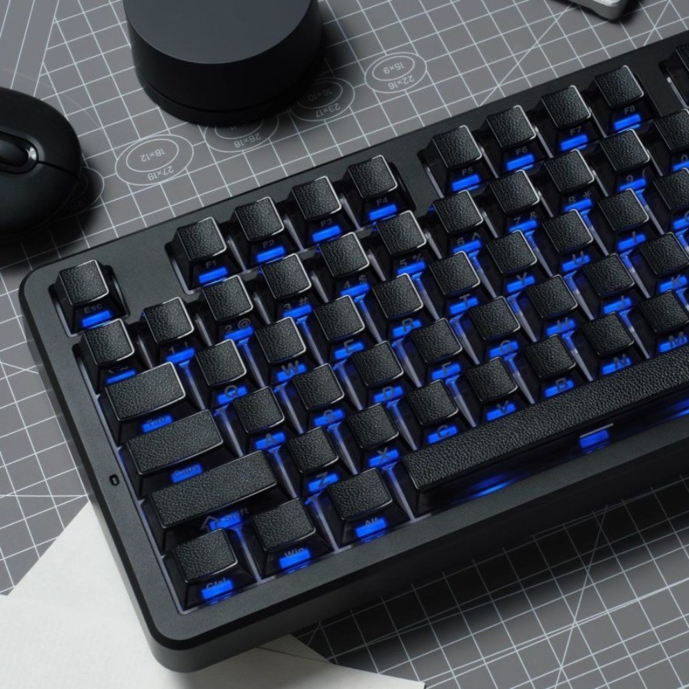 Leather Keycaps 126 Keys Cherry Profile PBT PC Leather Texture ...