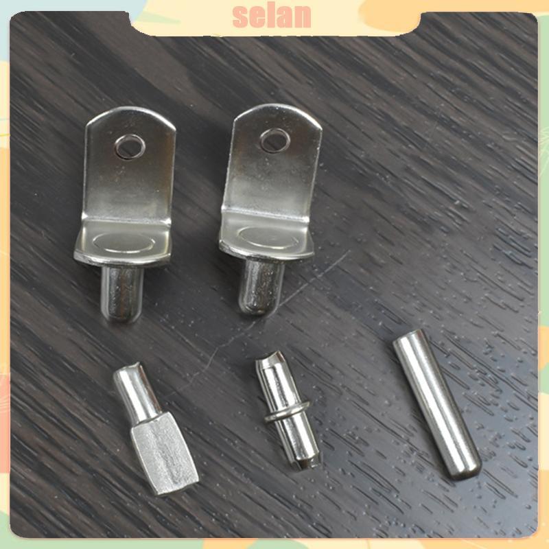 SEL 20Pcs Shelf Brackets Support Studs Pegs Metal Pin Shelves Seperator ...