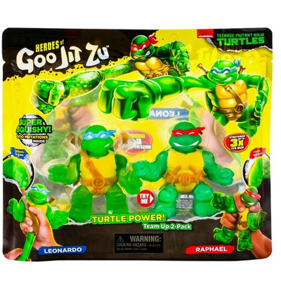 Heroes of Goo Jit Zu Teenage Mutant Ninja Turtles Power Team Leonardo ...