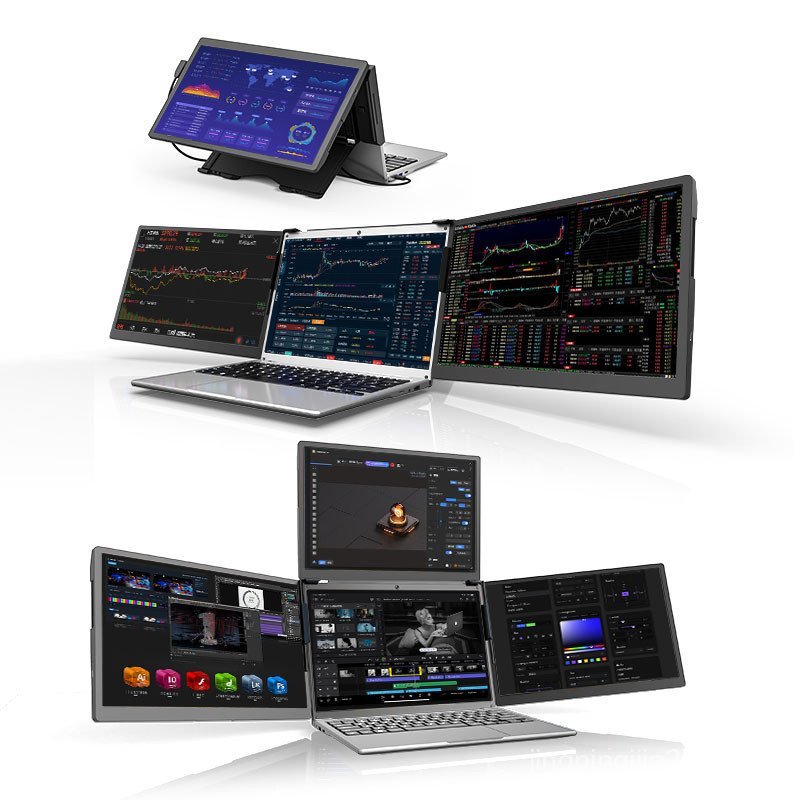Portable Monitor Single Screen Dual Screen Triple Screen Laptop ...