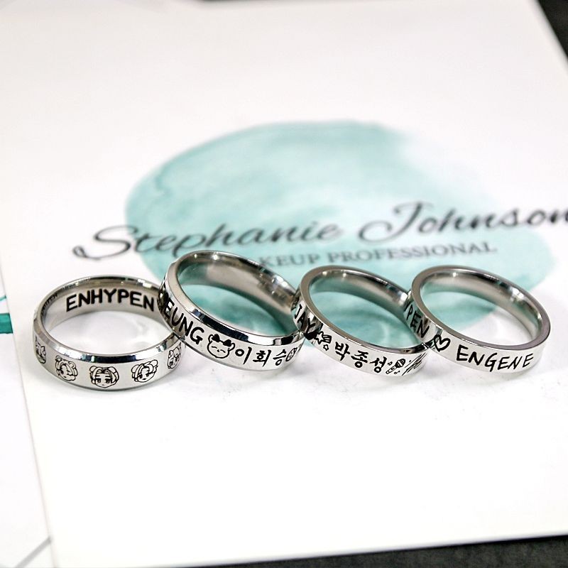 Men Group ENHYPEN ENHYPEN Li Xicheng JAY Ring Tail Ring Pendant ...