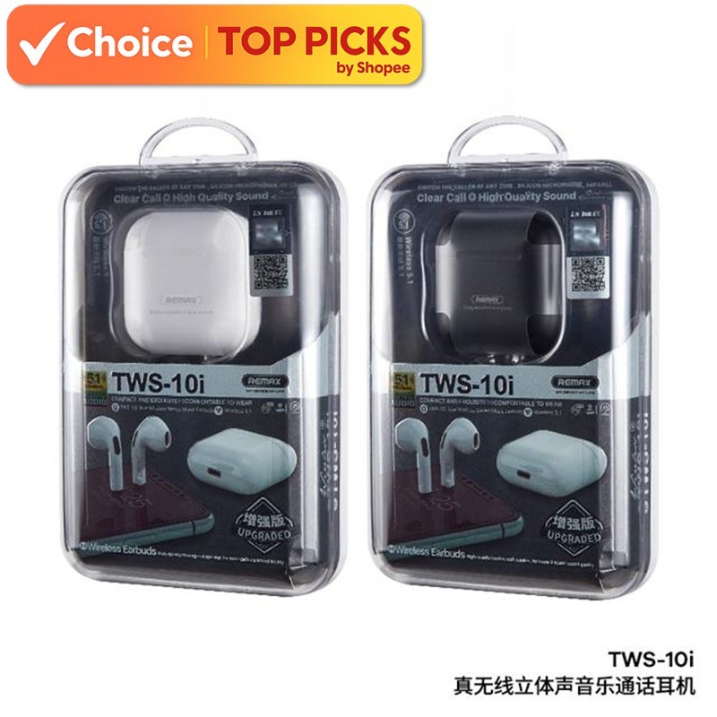 REMAX TWS-10i True Wireless Stereo Earbuds | Bluetooth 5.0 Music ...