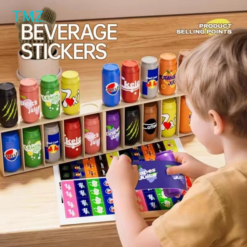 TMZ14968 Bottle Memory Game, Beverage Theme Creative Memory Match Game ...