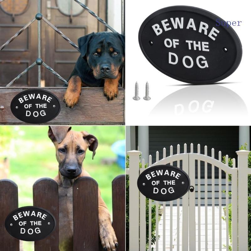 Super Waterproof Dog Alerts Signage Visibility Dog Caution Sign for ...