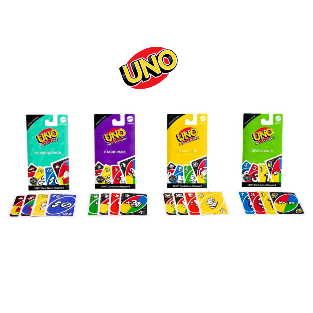 UNO Add-On Expansion Pack Bundle – Reverse Pack, Stack Pack, Swap Pack ...
