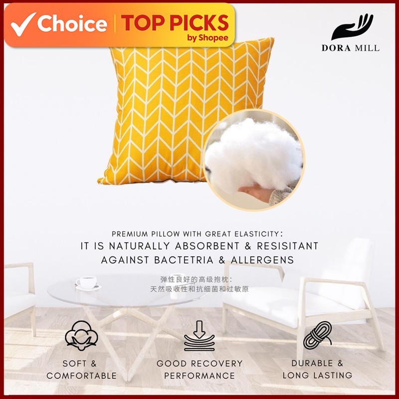 Nordic Style Cushion Cover – Decorative Square Throw Pillow Case for ...