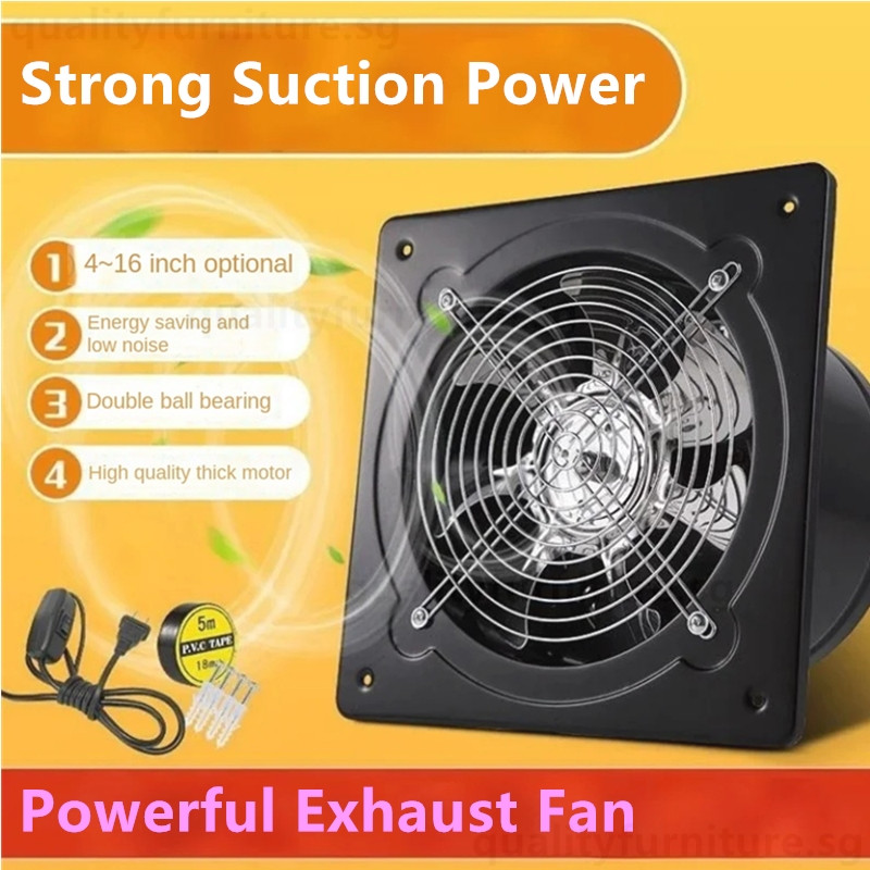 Powerful Silent Exhaust Fan Oil Extractor Window Remote Control ...