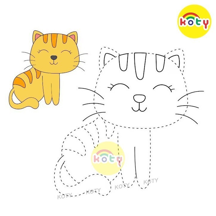 Set of 50 Drawings - Coloring - Line Drawing - Connecting the Dots for ...