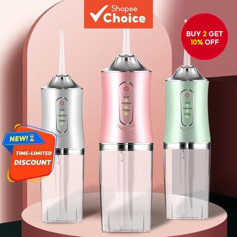 Cleaner Electric Dental Irrigator 3 Modes 4 Nozzles Comprehensive Oral ...