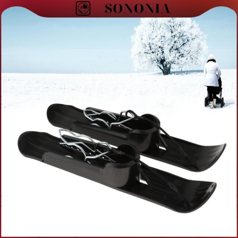 SONONIA Snow Sledge Board Sled Skiing Board Toboggan Ski Plate ...