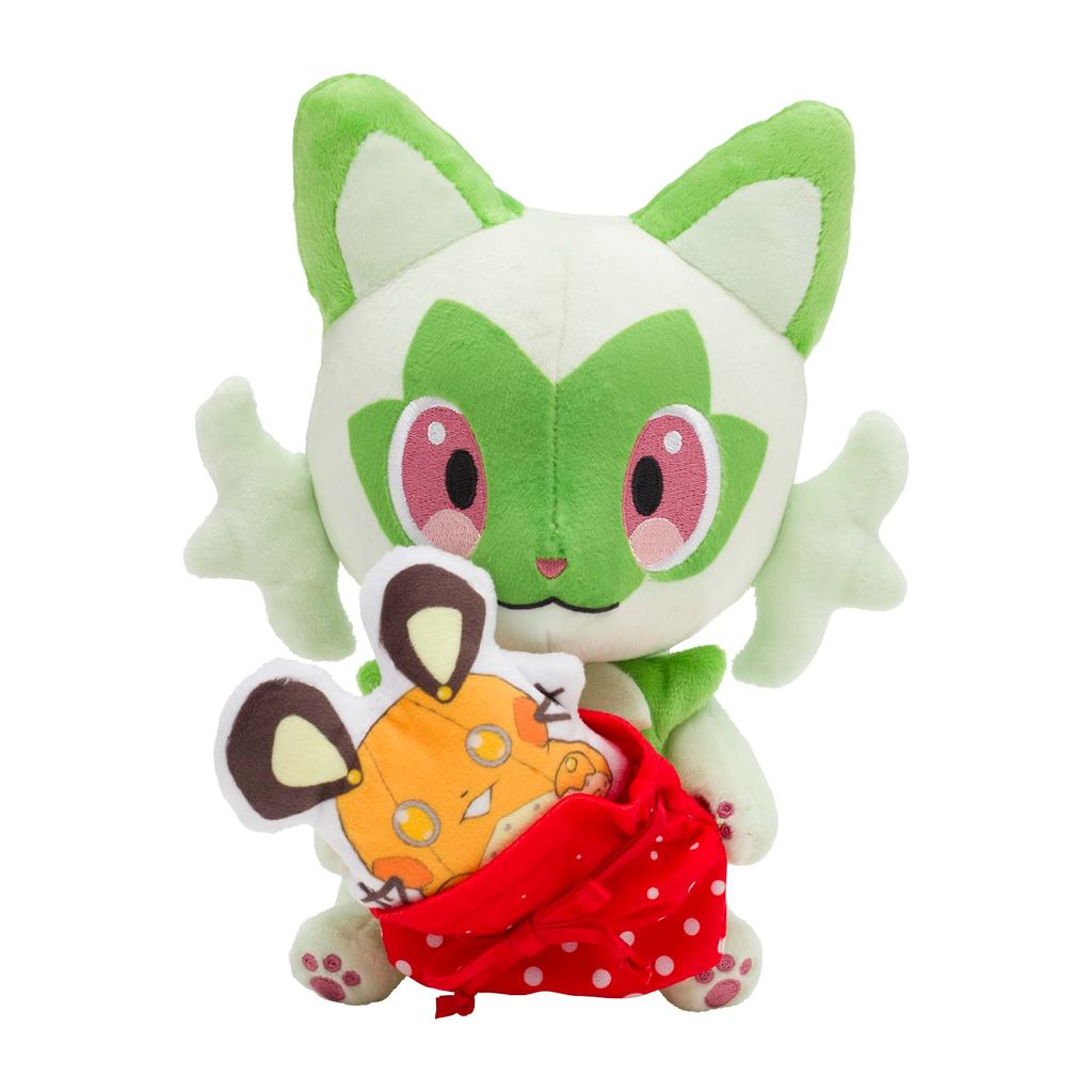 Pokémon Center Original Plush — Nyaoha (Sprigatito) Pokémon Christmas ...
