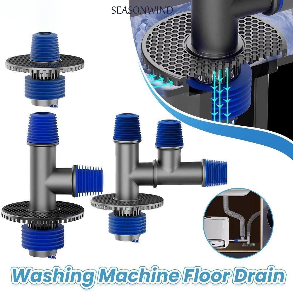 SEASONWIND Floor Drain Adapter, Universal Multi-functional Sink Elbow ...