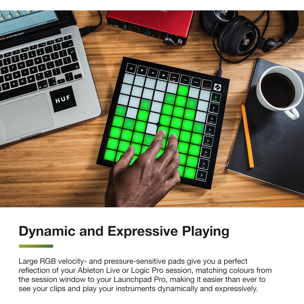 Novation Launchpad X MIDI Grid Controller for Ableton Live/Logic Pro ...