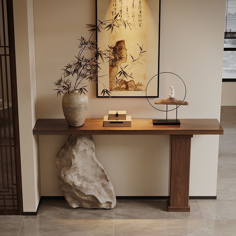 Chinese Style Solid Wood Entryway Table Ancient Style Hotel Corridor ...