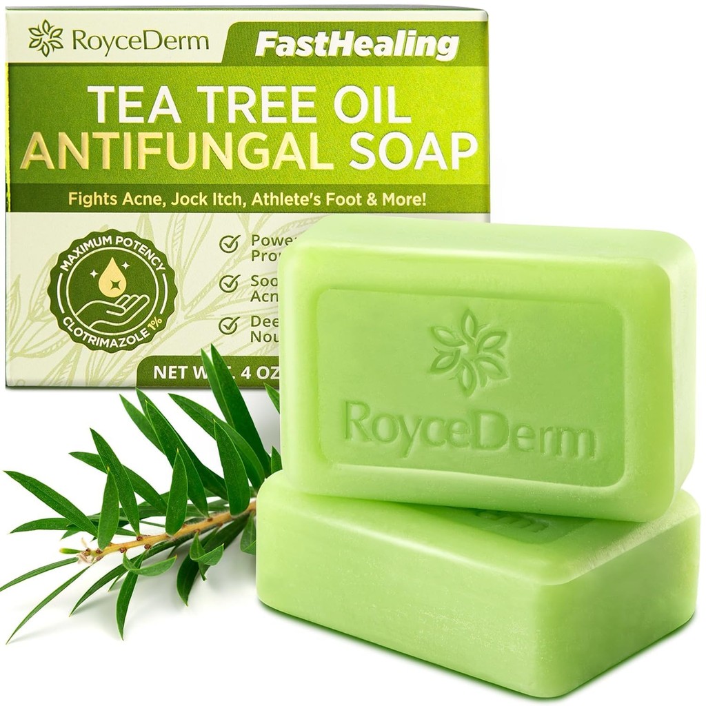 Roycederm Antifungal Antibacterial Tea Tree Soap: Antifungal ...