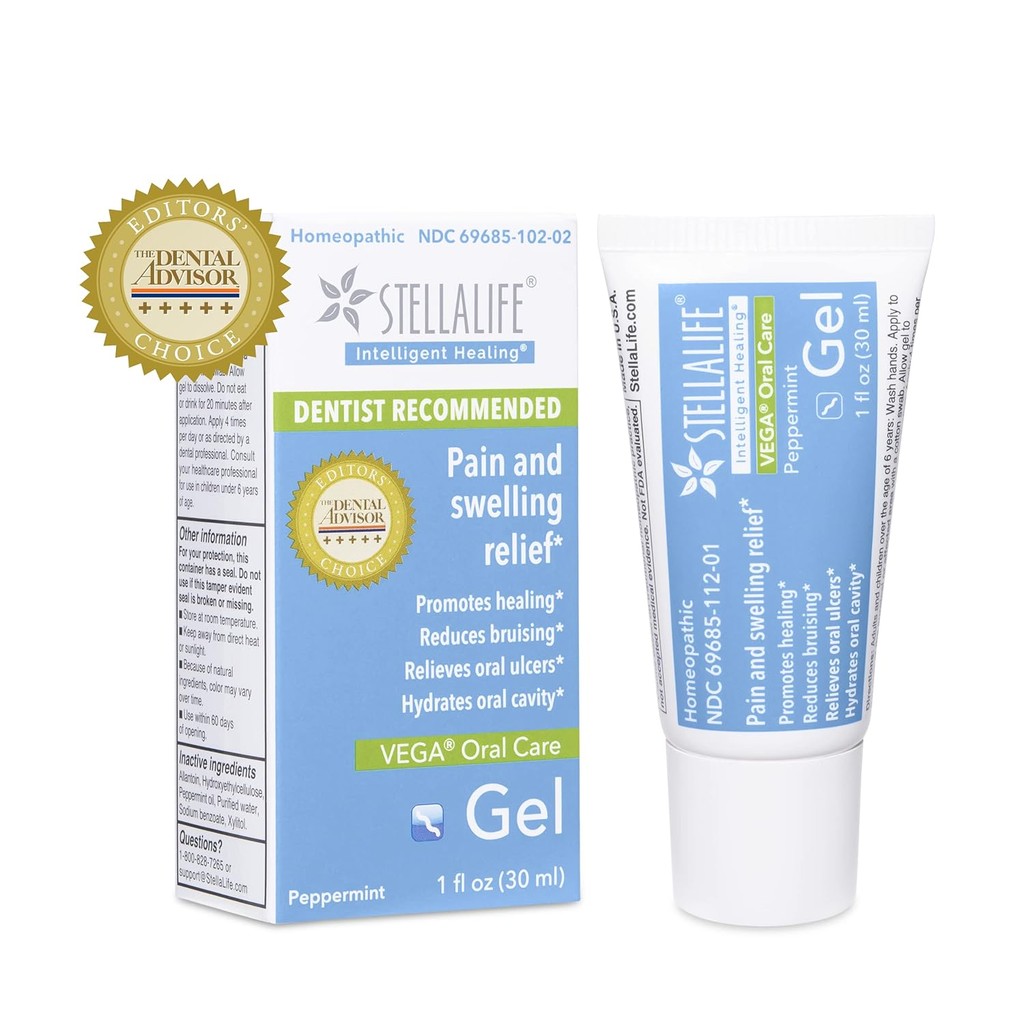StellaLife VEGA Oral Gel: Dry Socket, Dry Mouth, Canker Sore, Tooth ...