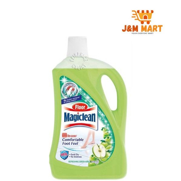 Magiclean Floor Cleaner Refreshing Green Apple 2L | Shopee Singapore