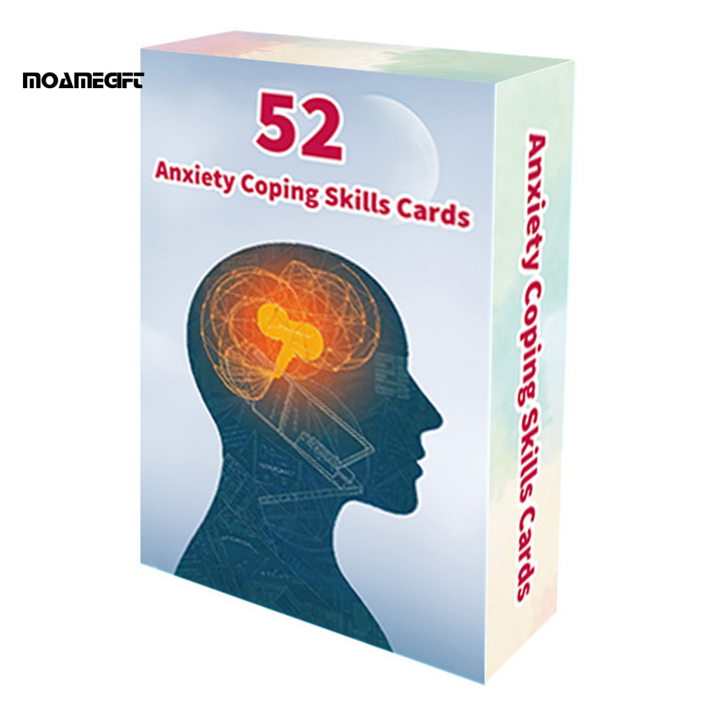 Moamegift Self-care Flashcard Concentration Improvement Cards Top 52 ...