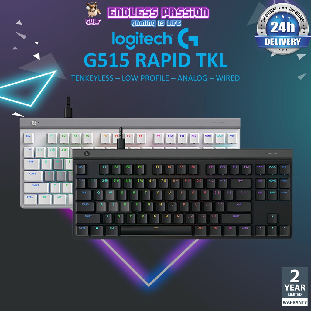 Logitech G G515 Rapid TKL Low Profile Wired Gaming Keyboard | Shopee ...