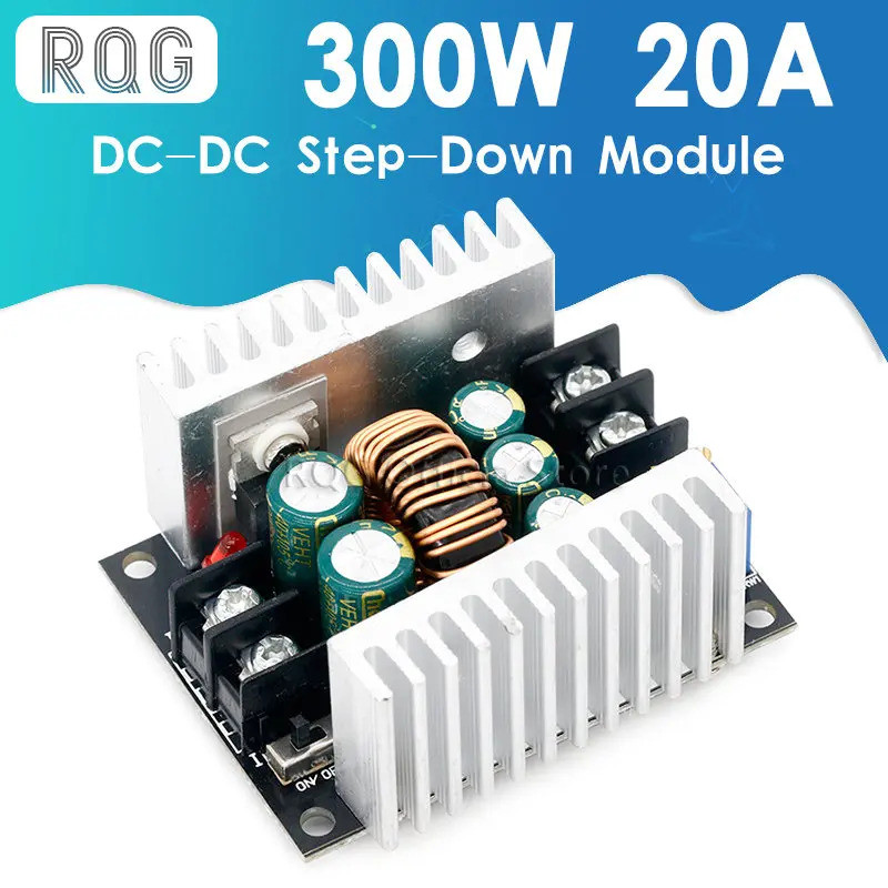 300W 20A DC-DC Buck Converter Step Down Module Constant Current LED ...