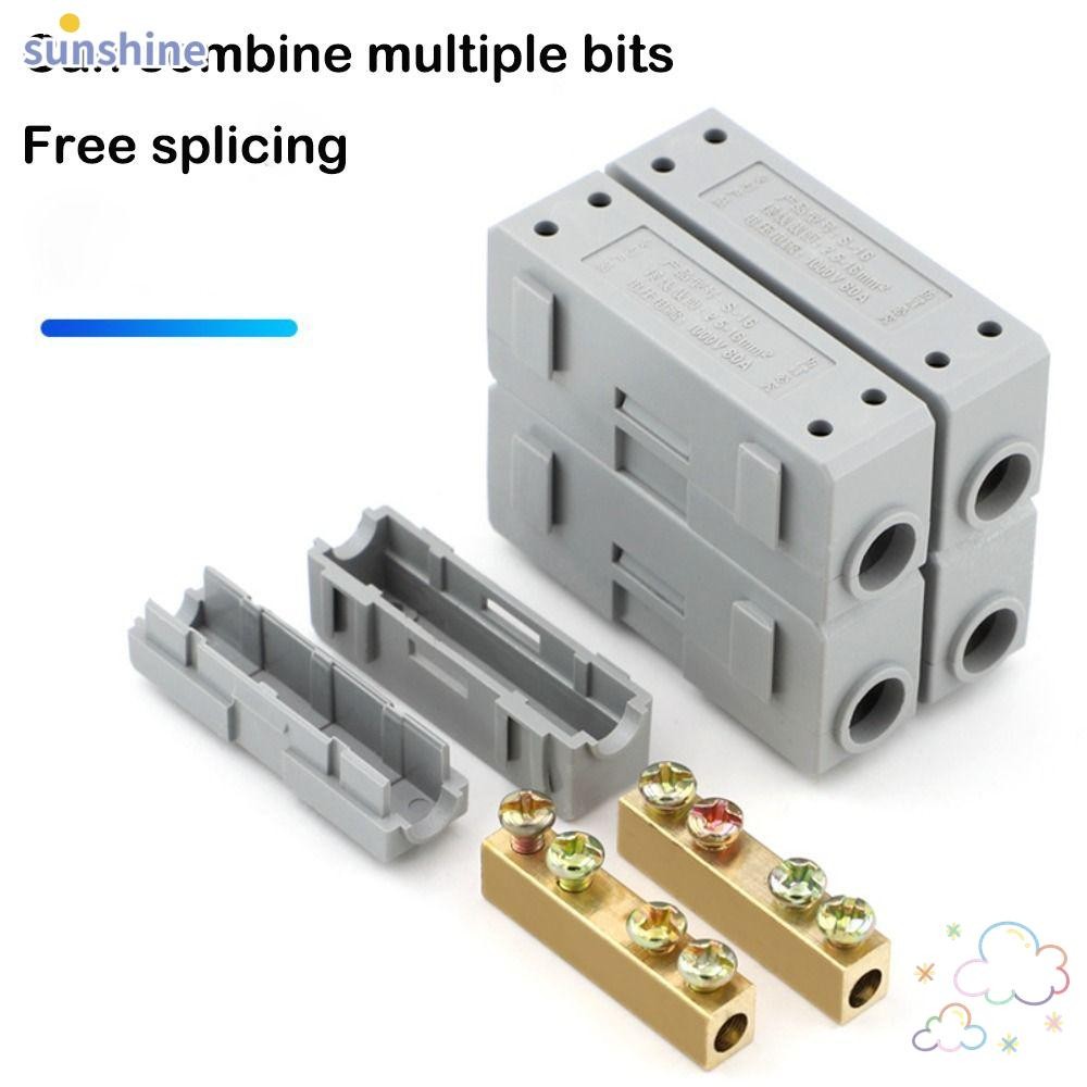 SSUNSHINE Quick Terminal Block, High Power Conductor Brass High Power ...