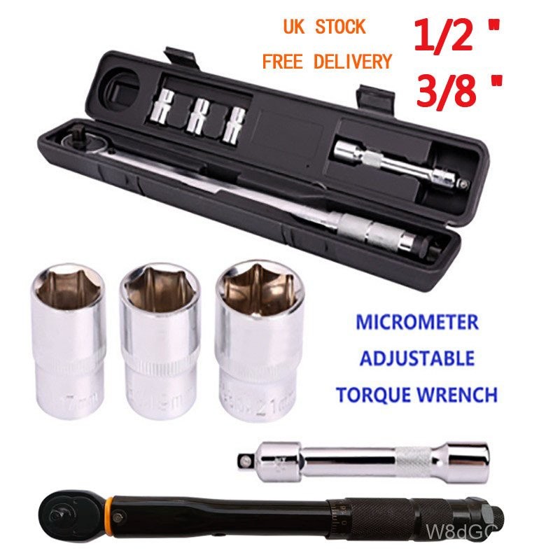 Set of Torque Imprinted Chrome-Plated Scale Heavy-Duty Pre-Set Torque ...