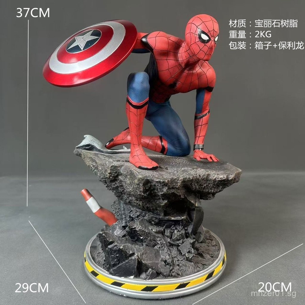 Spider-Man Original Avengers Alliance GK Shield Scene Captain America ...