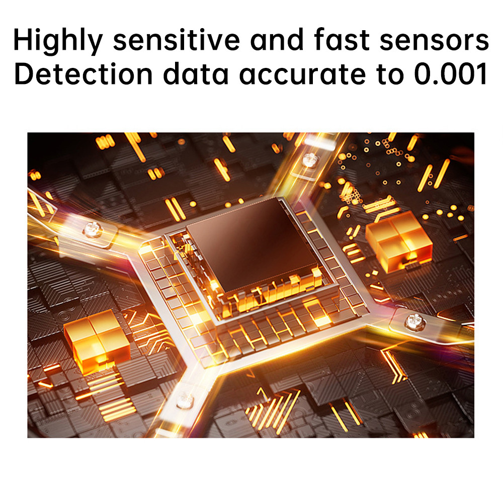YoHi 5-in-1 Carbon Dioxide Detector Formaldehyde Detection HCHO/TVOC ...
