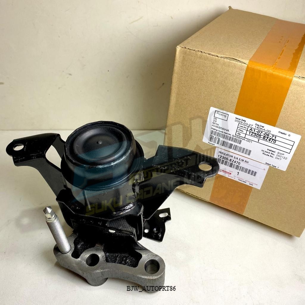 MESIN Right Engine Mounting Right Engine Mount 12305-BZ470 Toyota Yaris ...