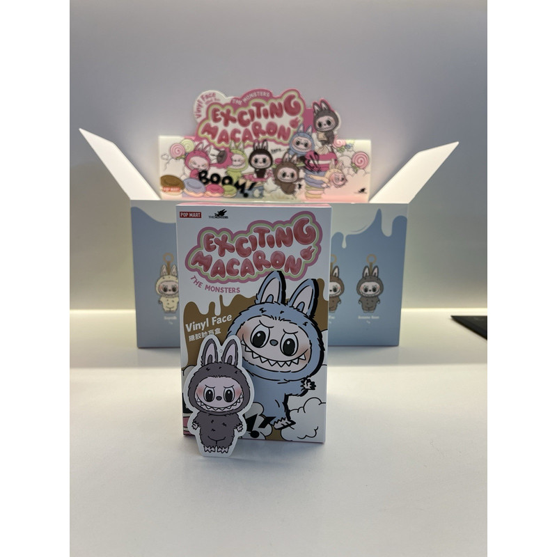 POPMART SESAME BEAN Labubu THE MONSTERS Exciting Macaron Vinyl Face ...