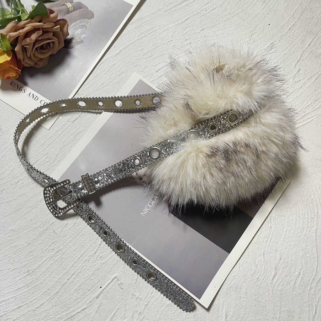 Retro Asian Culture Women's Belt Unique Furry American Punk Accessories ...