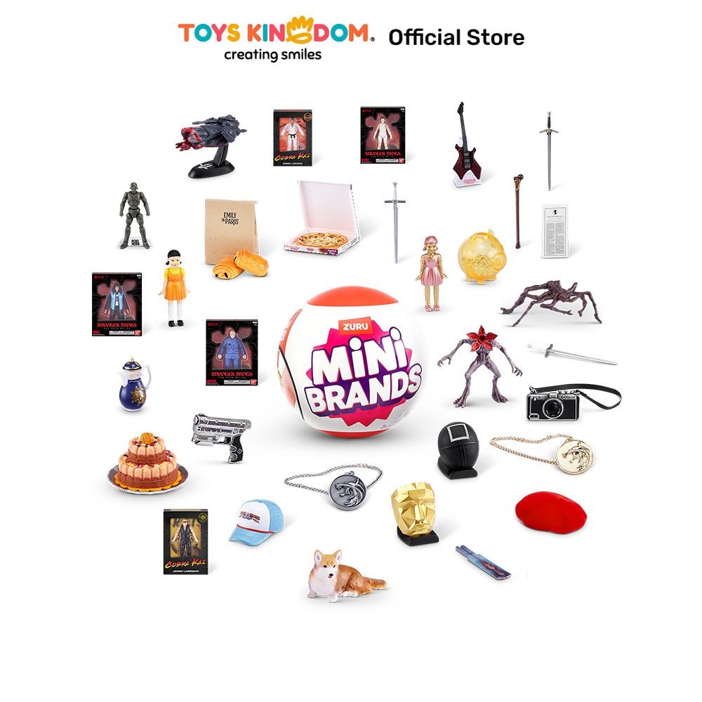 Toys Kingdom Zuru Playset Mini Brands Netflix S1 Pdq 77563Gq1 Random ...