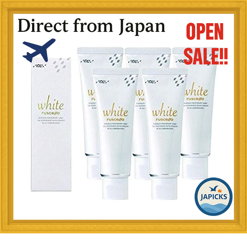 Direct from Japan - GC Lushero Toothpaste Paste White 100g × 5 Medicinal quasi-drug | Shopee ...