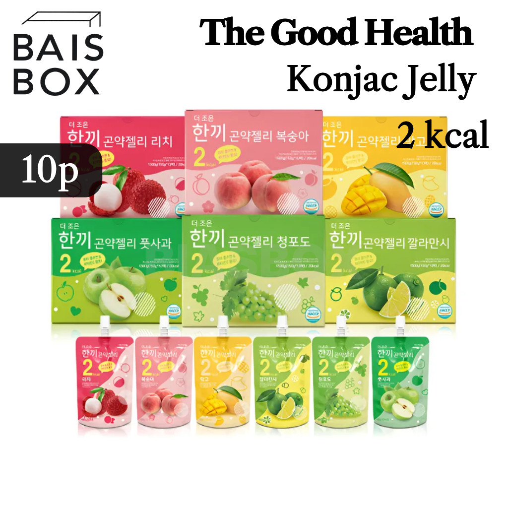 [The Zone] Konjac Jelly 150g × 10 Packs | 6 Flavors | Zero Sugar 2kcal ...