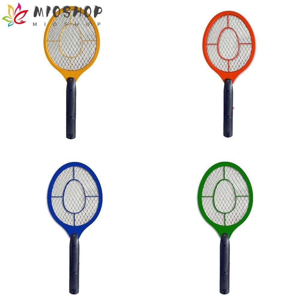 MIOSHOP Electric Fly Insect Racket, Plastic Red Yellow Blue Green ...