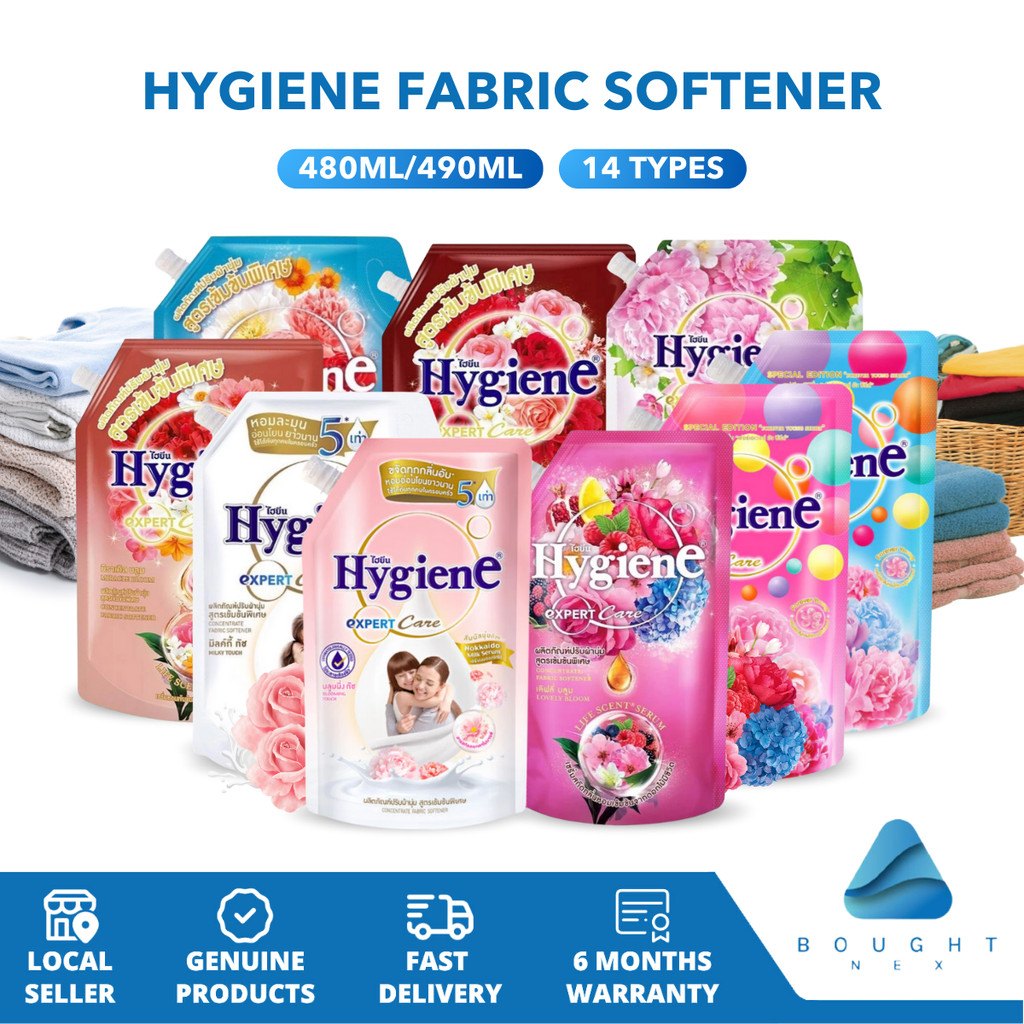 Hygiene Fabric Softener 480ml/490ml//1000ml – Long-Lasting Freshness ...