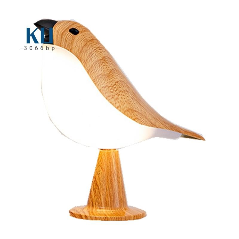 Small Bird Desk Lamp,Rechargeable Cordless Table Lamp with 3 Color ...