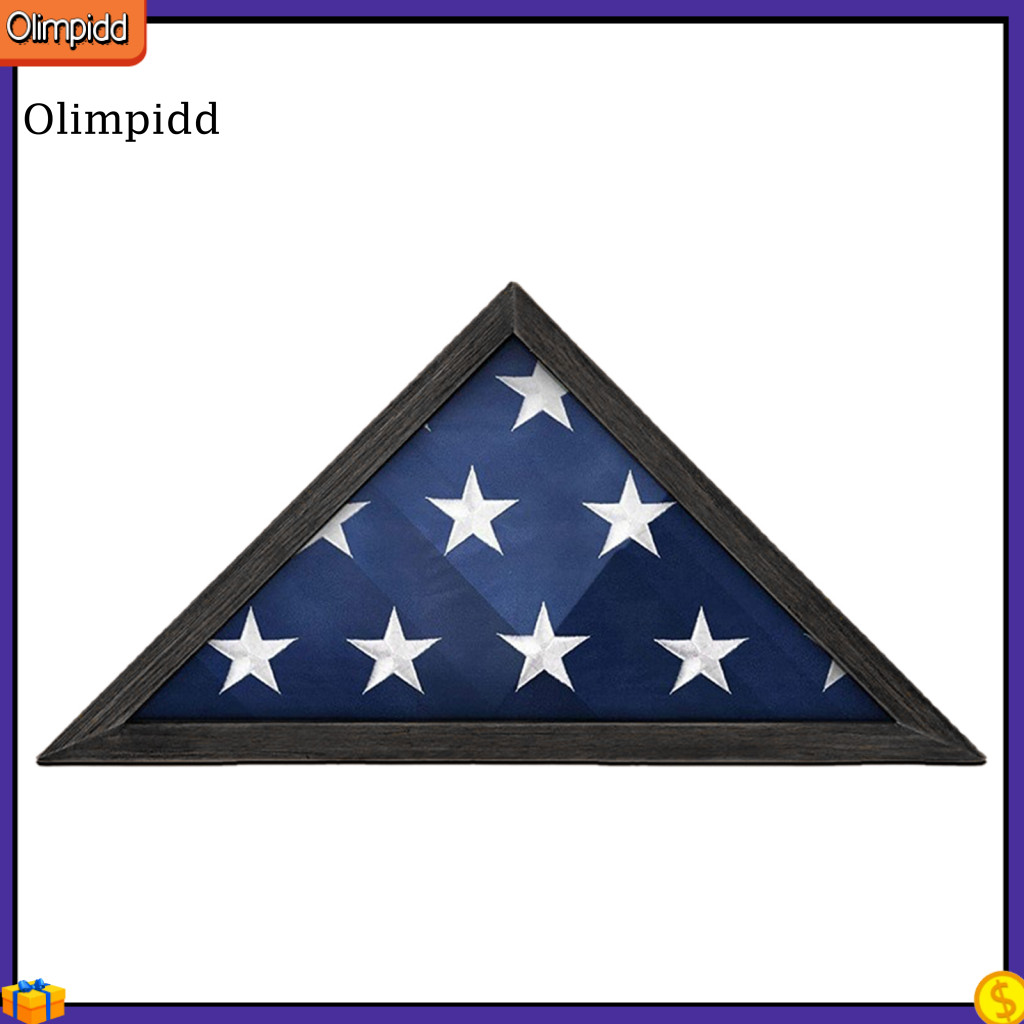 olimpidd| Modern Flag Case American Flag Display Case Rustic Wooden ...