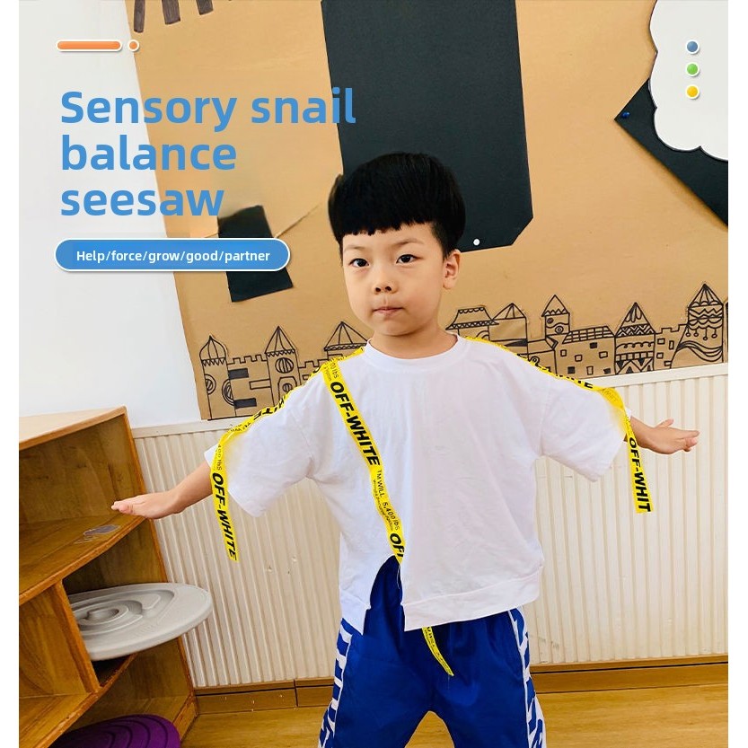 Children's Sense Integrated Training Balance Board, Household Seesaw ...