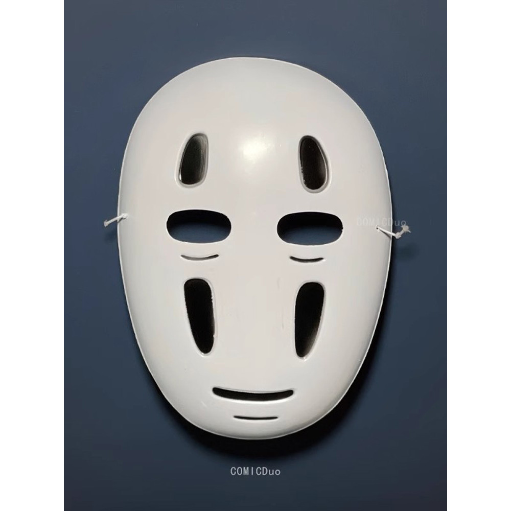 Spirited Away cos Mask Costume Faceless Male Anime Props Gloves Full ...