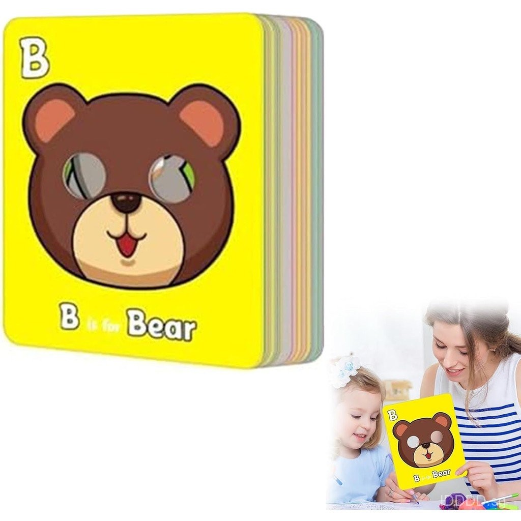 Alphabet Flash Cards for Kids, 26PCS Alphabet ABC Flash Cards with ...