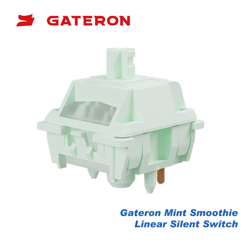 GATERON Mint Smoothie Linear Silent keyboard Switches Linear 45gf Full ...