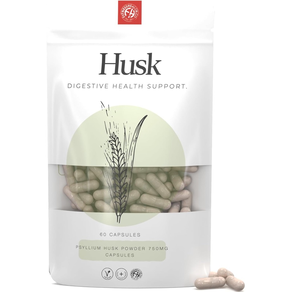 Psyllium Husks Powder Capsules 00MG - Fibre Supplement from Pure ...